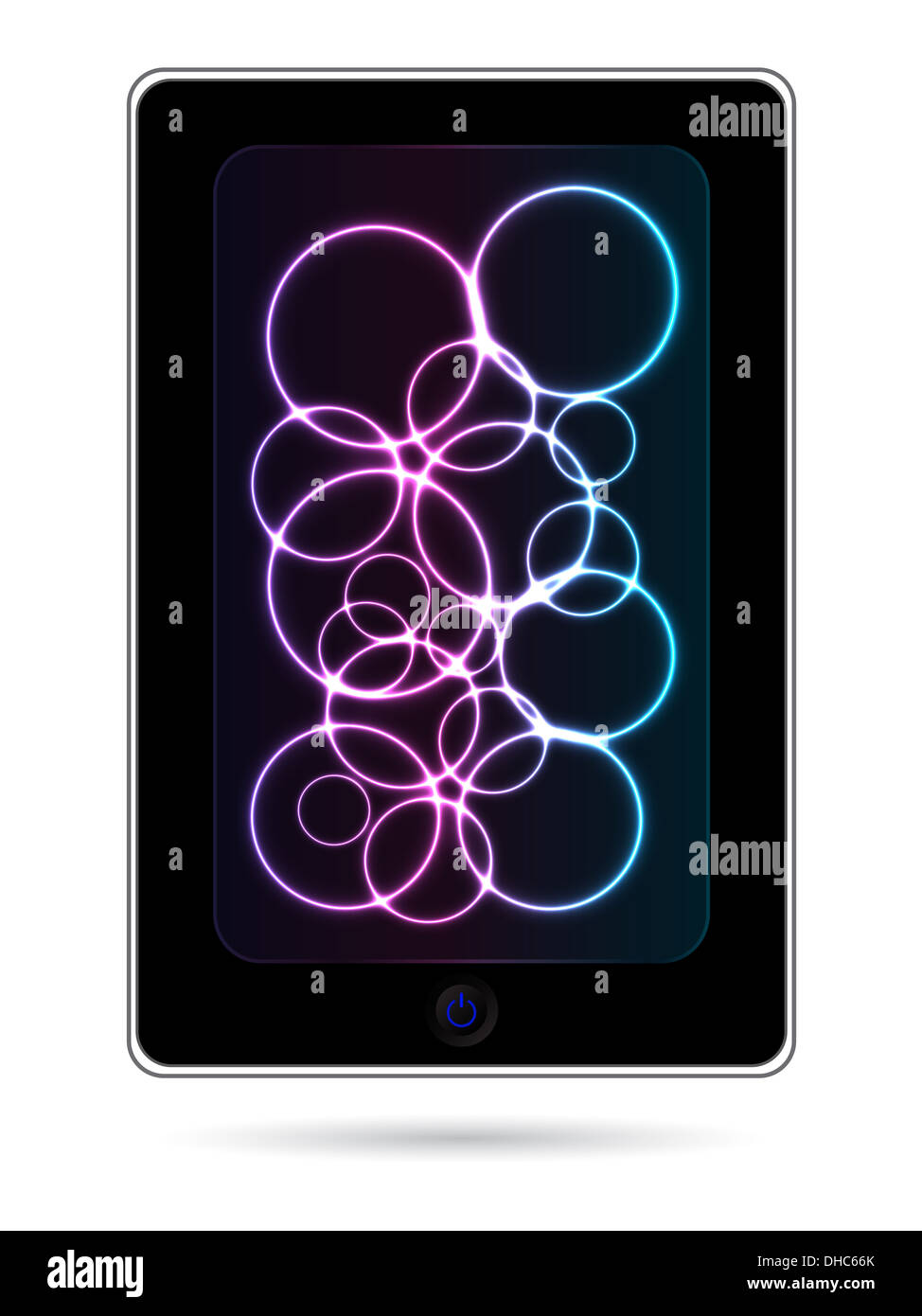 mobile phone with plasma design Stock Photo - Alamy