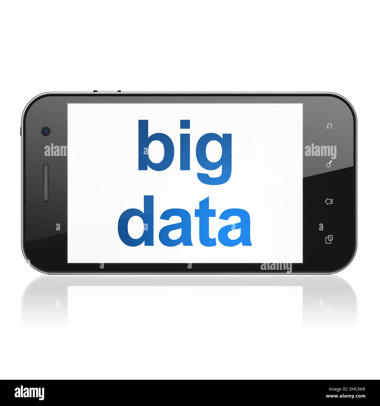 Concept big data processing center Cut Out Stock Images & Pictures - Alamy