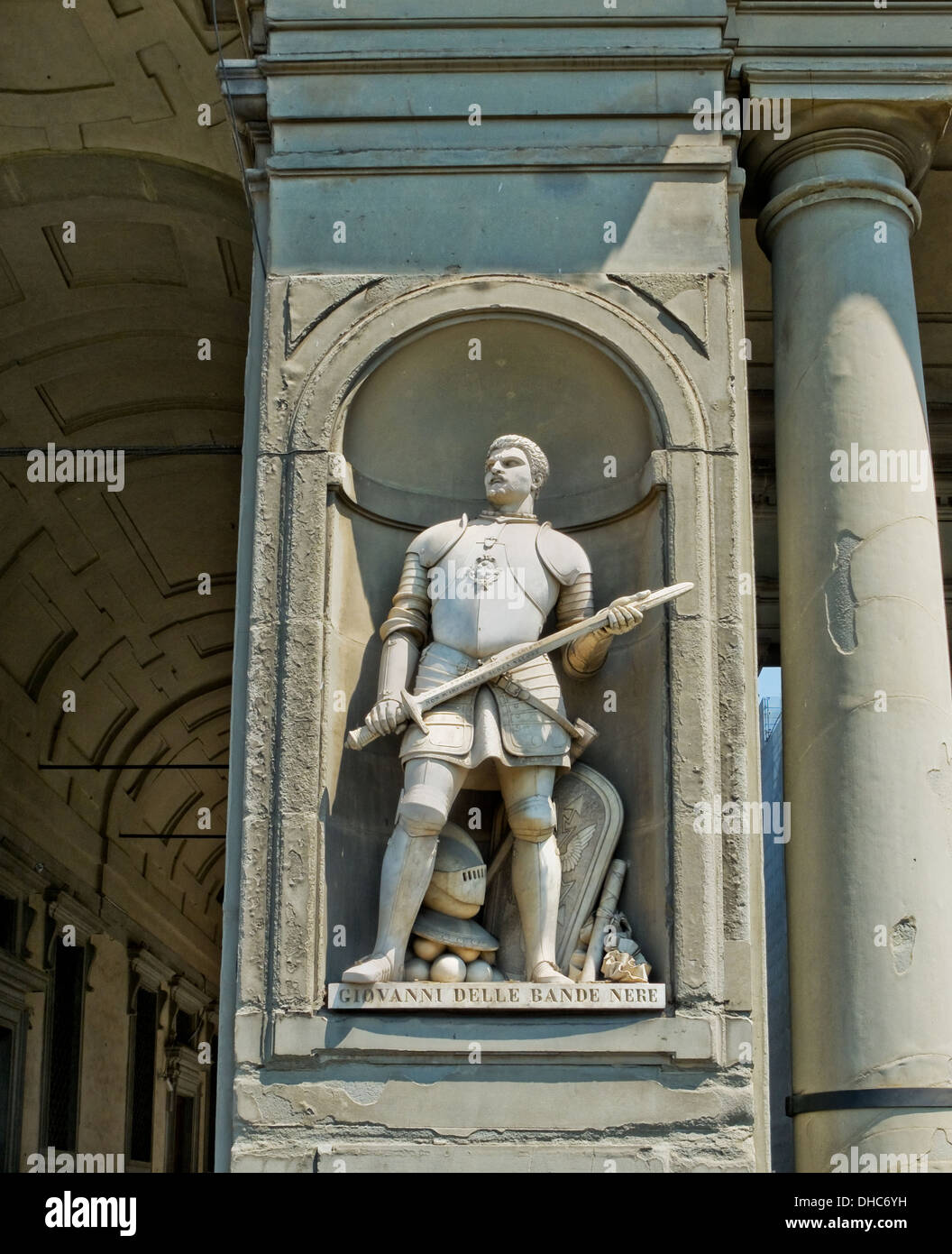 Giovanni dalle Bande Nere statue. Florence, Italy Stock Photo - Alamy