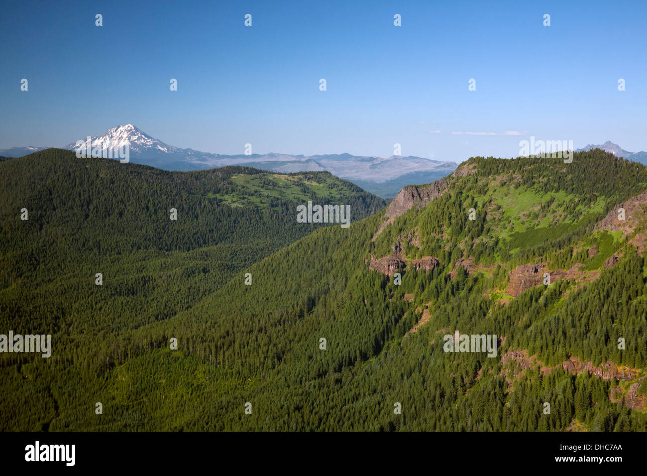 OREGON - Mount Jefferson and Three Fingered Jack from the summit of ...