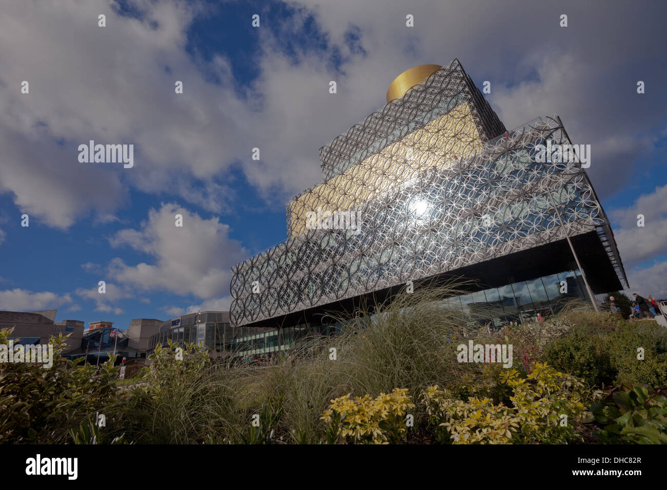 Exterior view of the new Library of Birmingham UK Stock Photo - Alamy