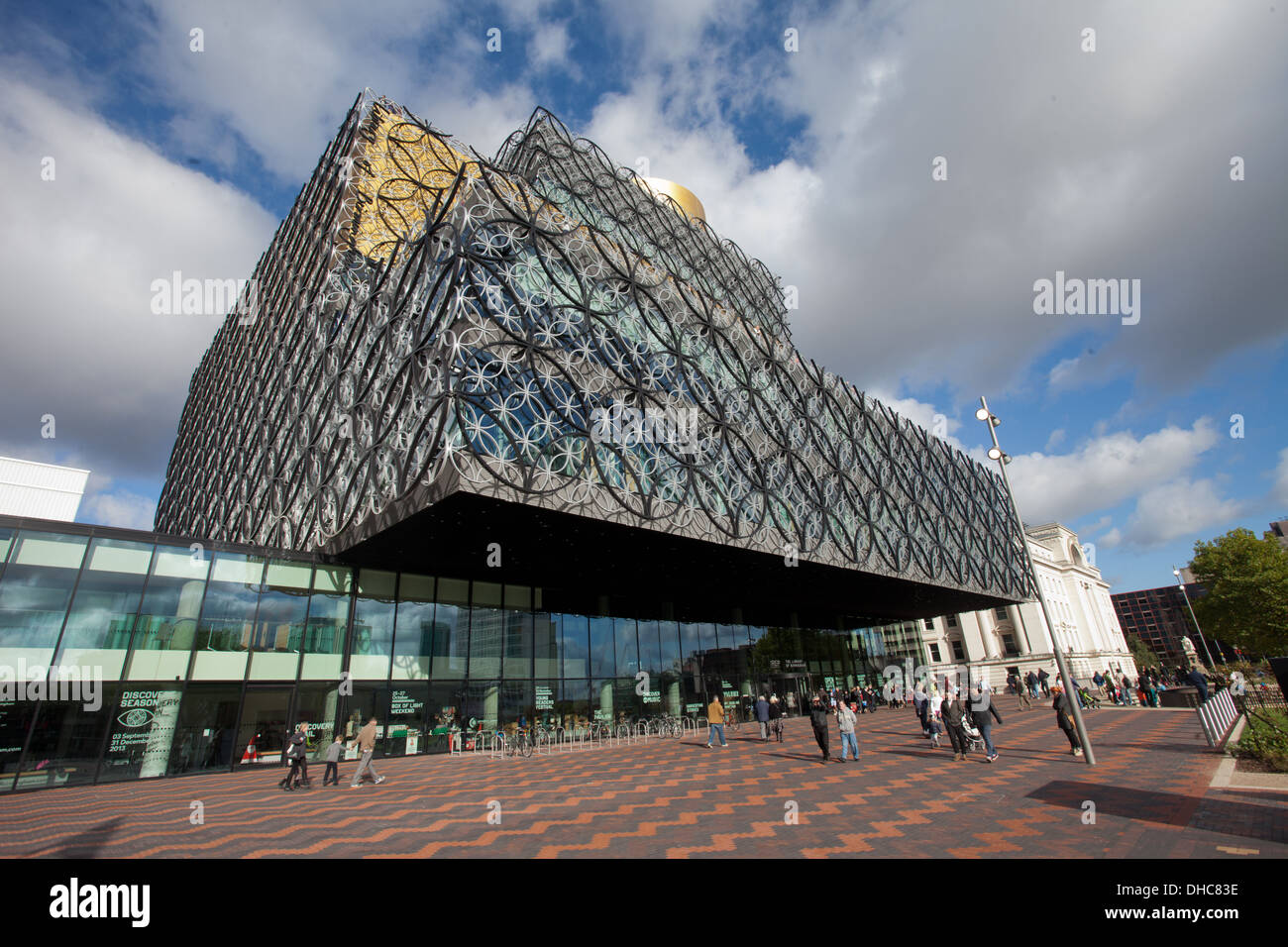 Exterior view of the new Library of Birmingham UK Stock Photo - Alamy