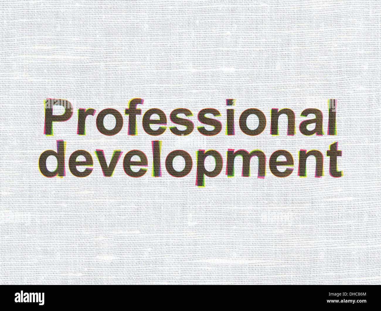 Education concept: Professional Development on fabric texture Stock ...