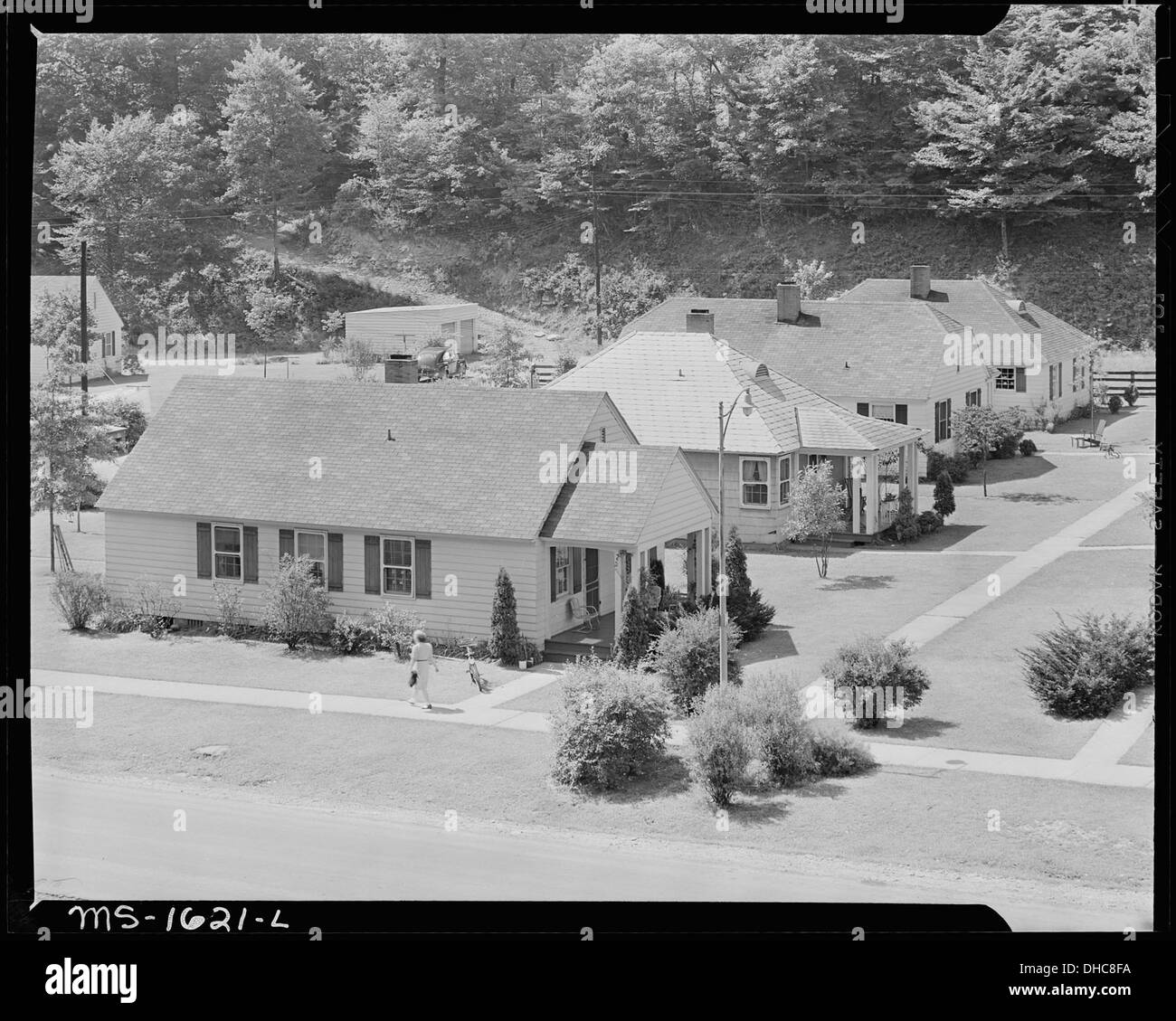 A section of the company housing project for miners working at Koppers ...