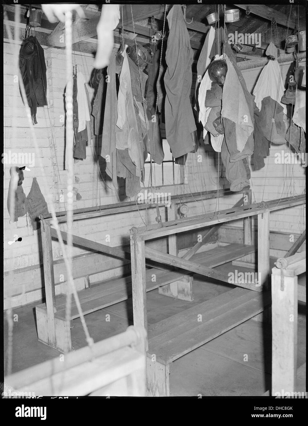The wash and change house for miners at the Centennial Mine of Boulder ...