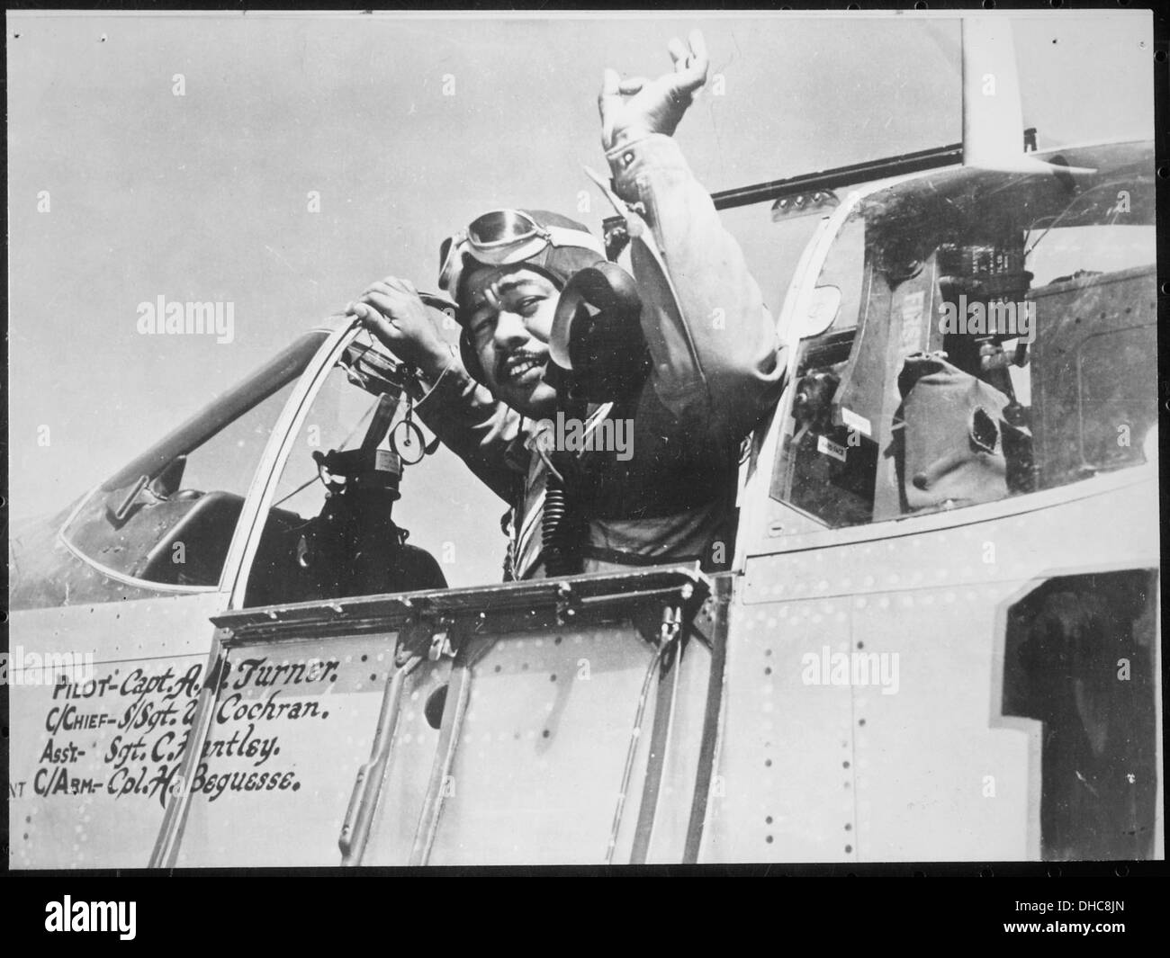 A photograph of Captain Andrew D. Turner, taken around September 1944 ...