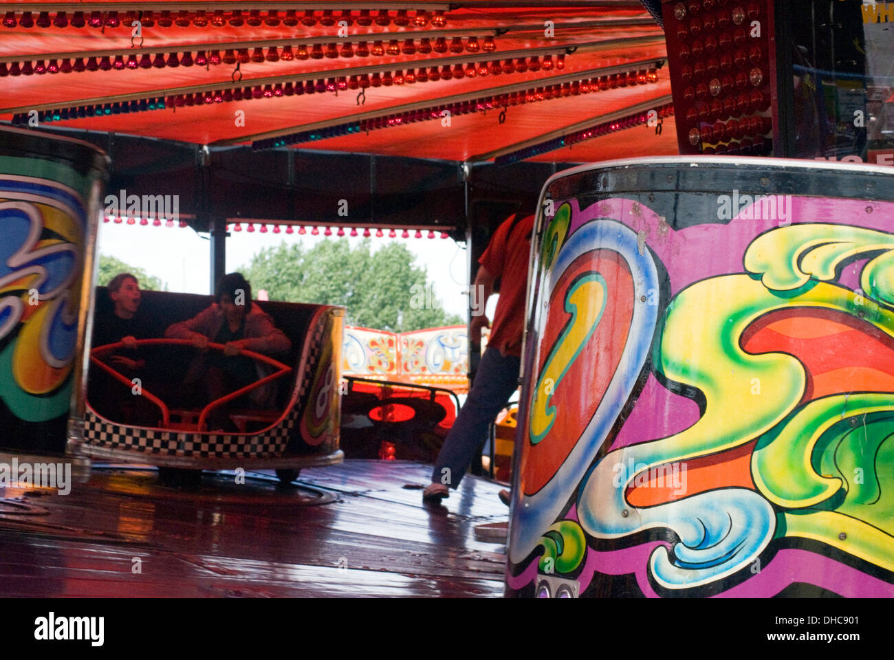 Funfair ride rotating hi-res stock photography and images - Alamy
