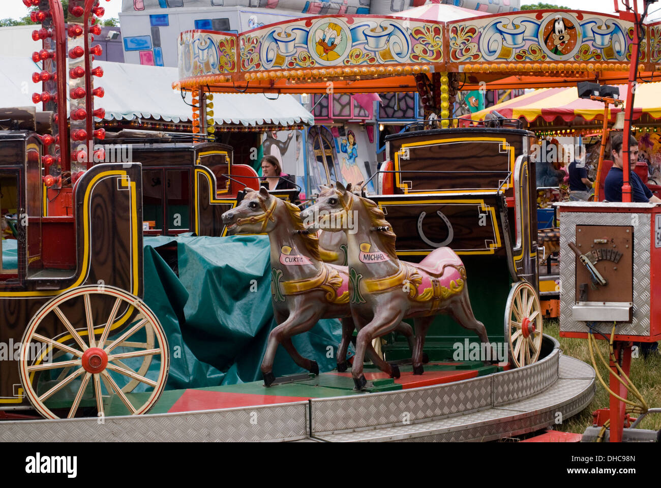 Funfair ride rotating hi-res stock photography and images - Alamy