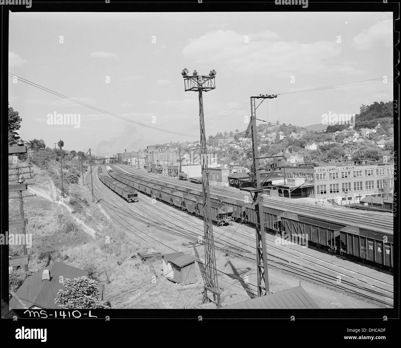 Empty railroad yard Black and White Stock Photos & Images - Alamy