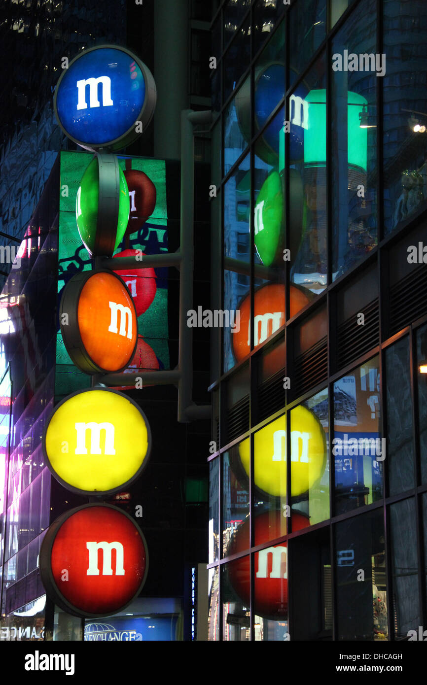 M and M's Store in Times Square Stock Photo - Alamy