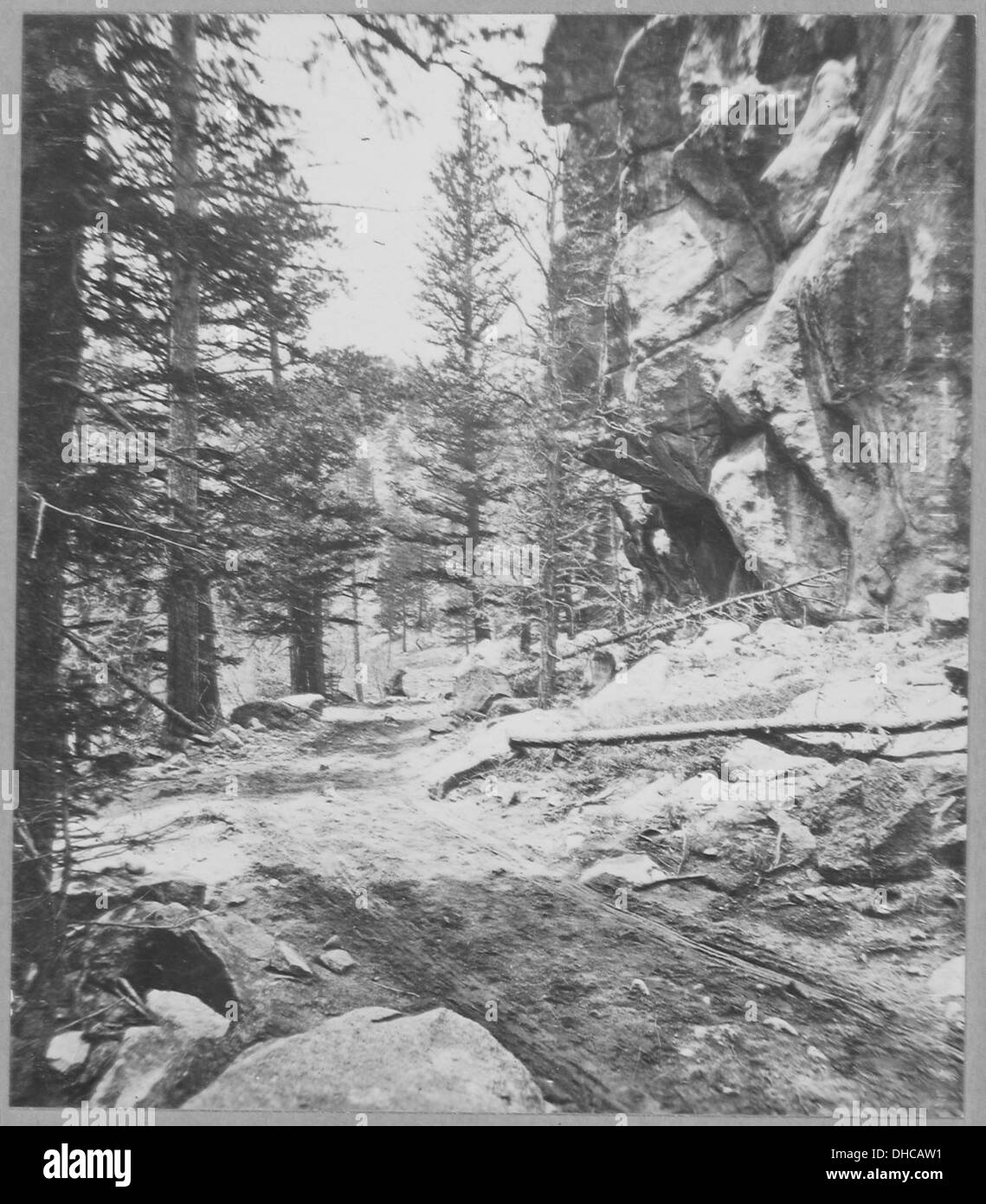 Roadway under castle rock hi-res stock photography and images - Alamy