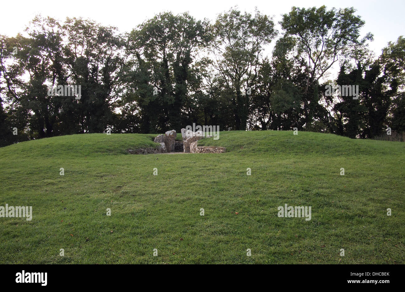 Nympsfield Long Barrow Stock Photo - Alamy