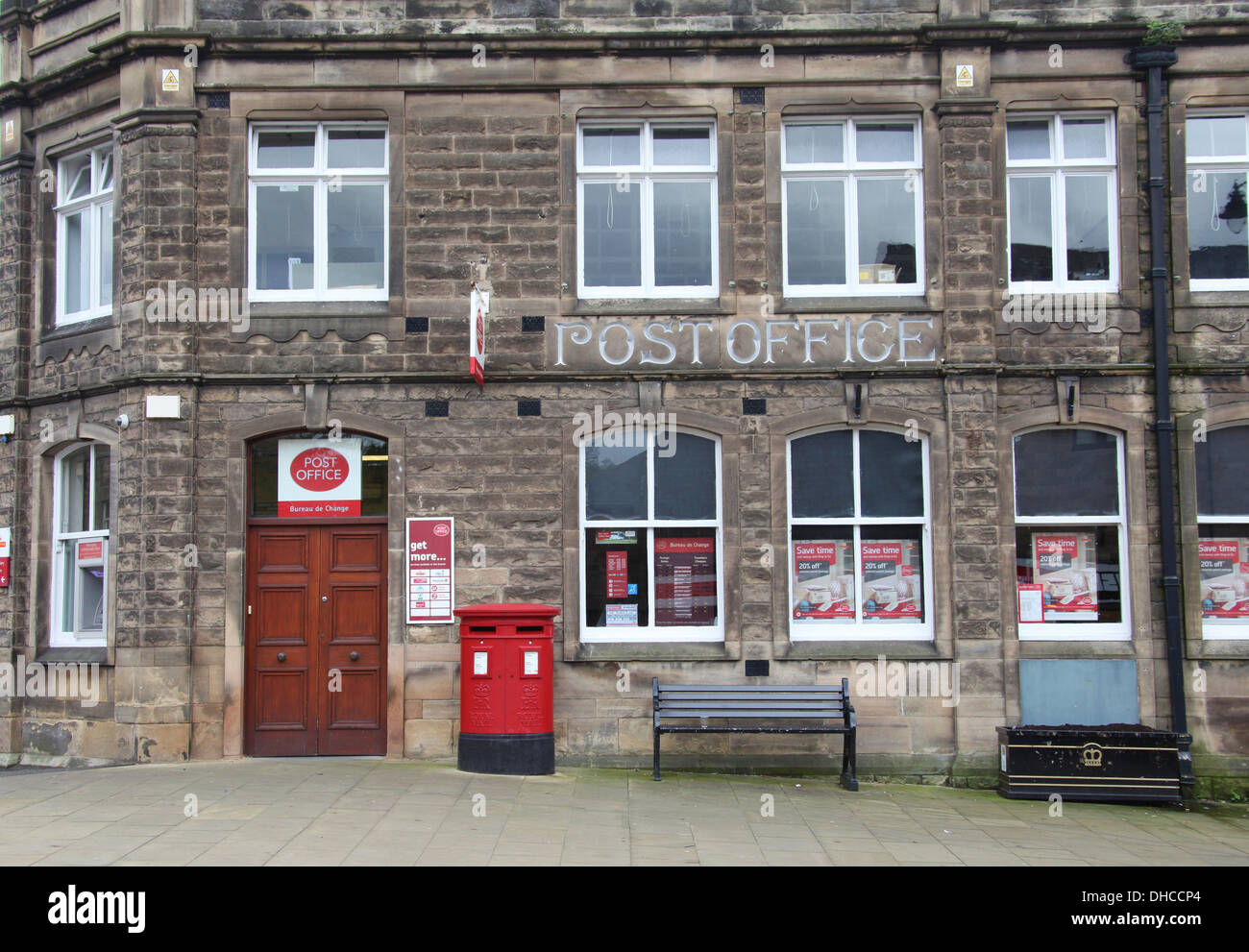 Post Office at Matlock in the Derbyshire Dales Stock Photo - Alamy