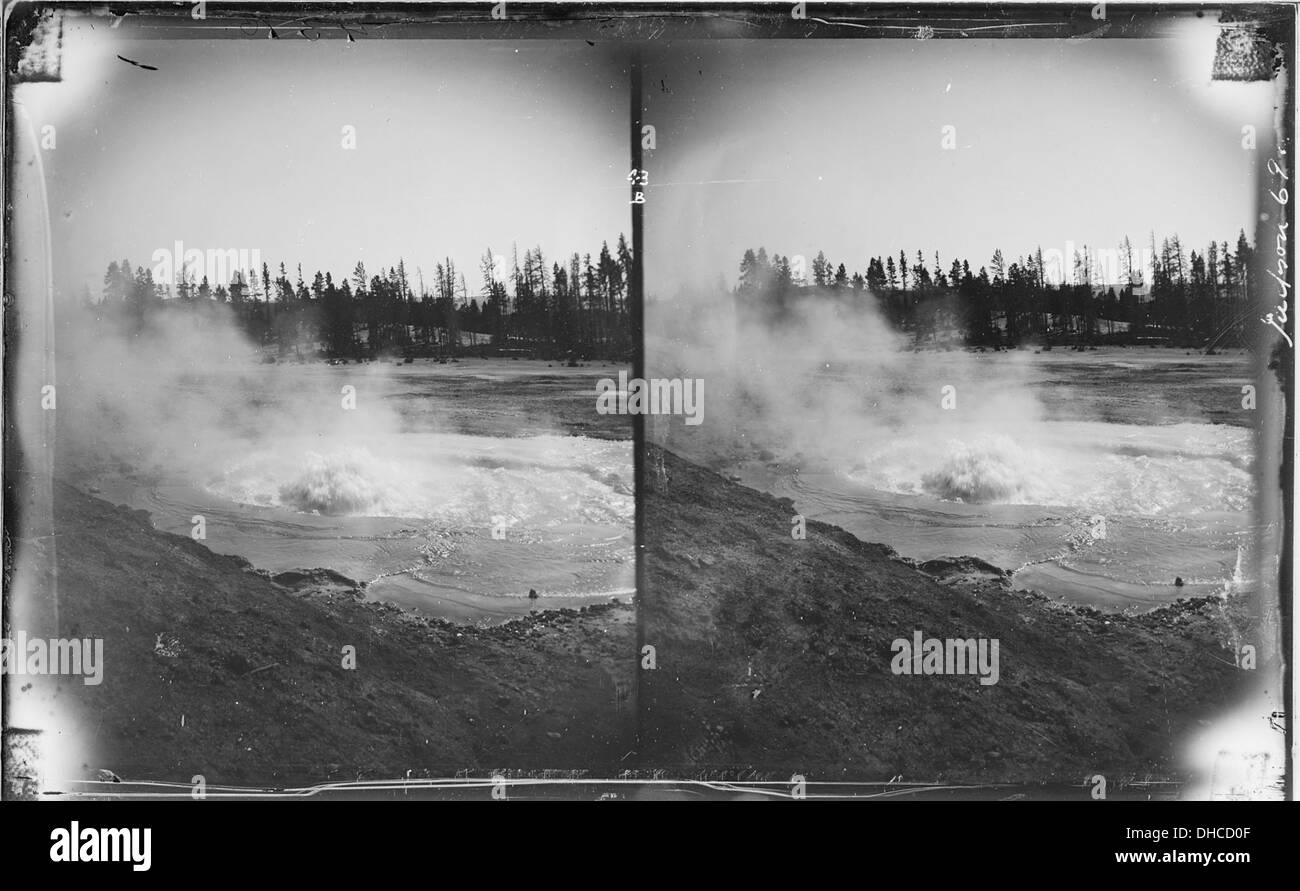 Sulphur Springs at Crater Hills in Yellowstone National Park are known ...