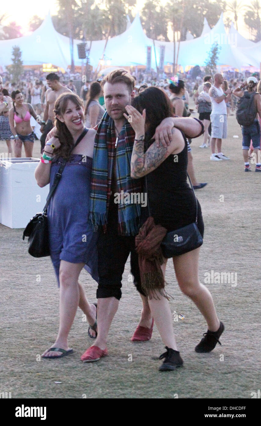 Daniel Bedingfield and friends Celebrities at 2012 Coachella Valley ...