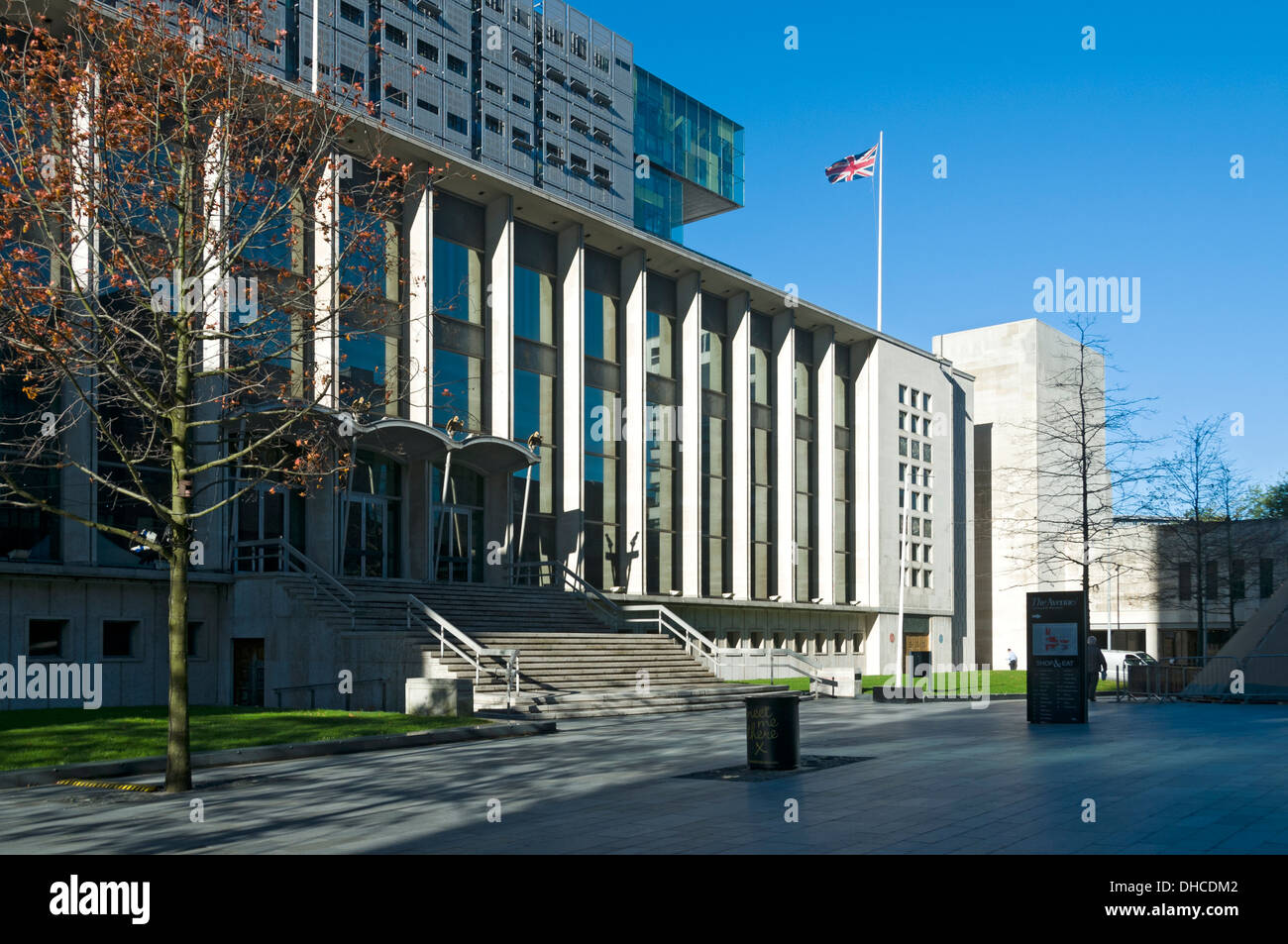 Crown court building, Spinningfields, Manchester, England, UK Stock ...