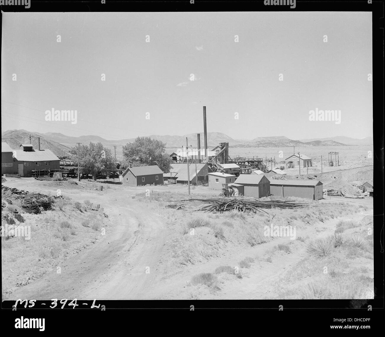 The photograph captures the tipple and buildings at the Kebler 5E2 Mine ...