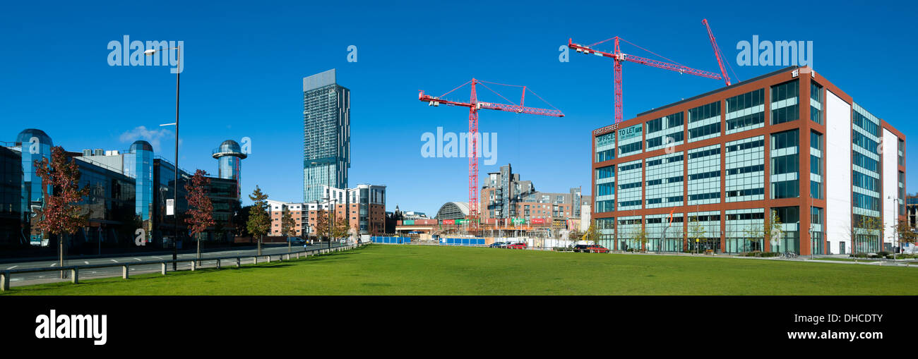 The No.1 City Road building, Beetham Tower and No.1 First Street ...