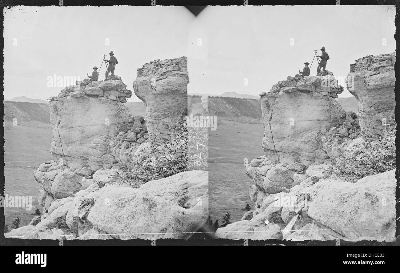 A piece of topographical work, possibly a map or survey, representing ...