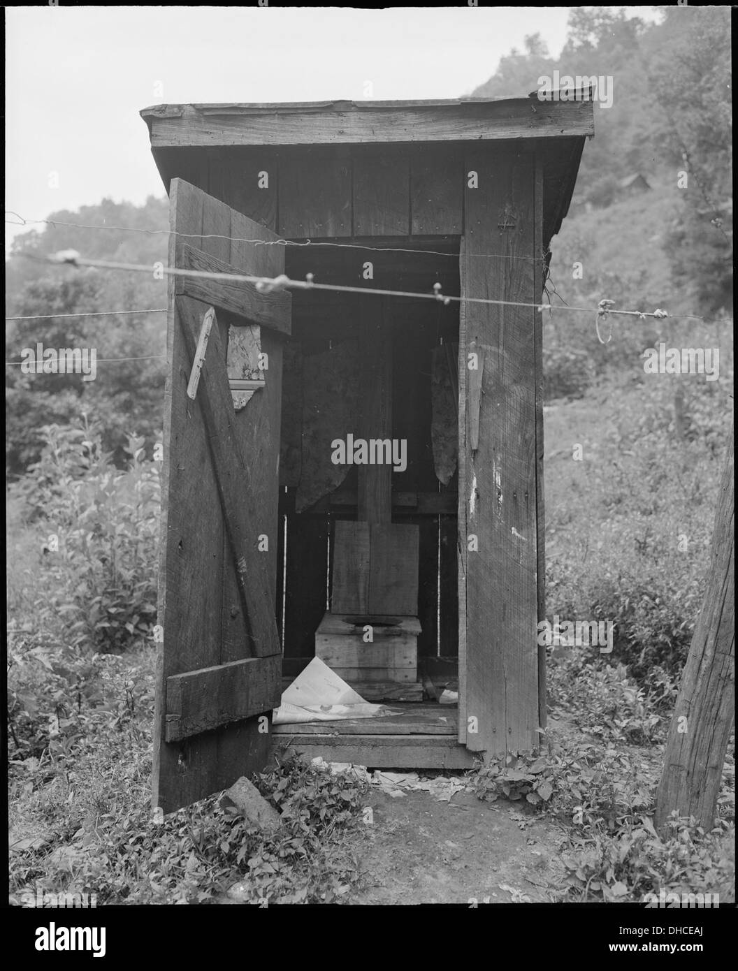 A typical privy used by workers at the Raven Red Ash Coal Company’s No ...
