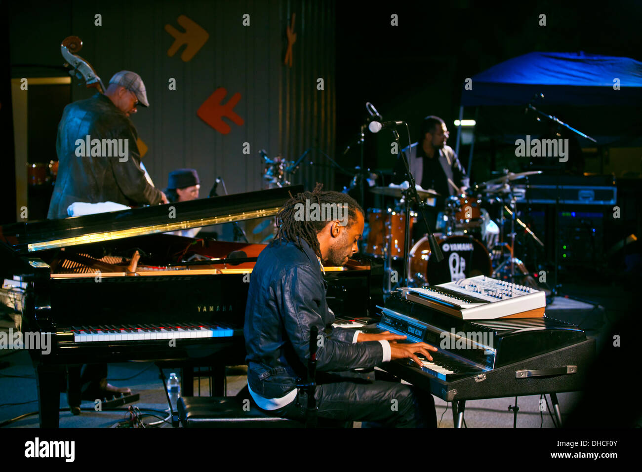 The MARC CAREY FOCUS TRIP preforms on the Garden Stage at the Monterey ...