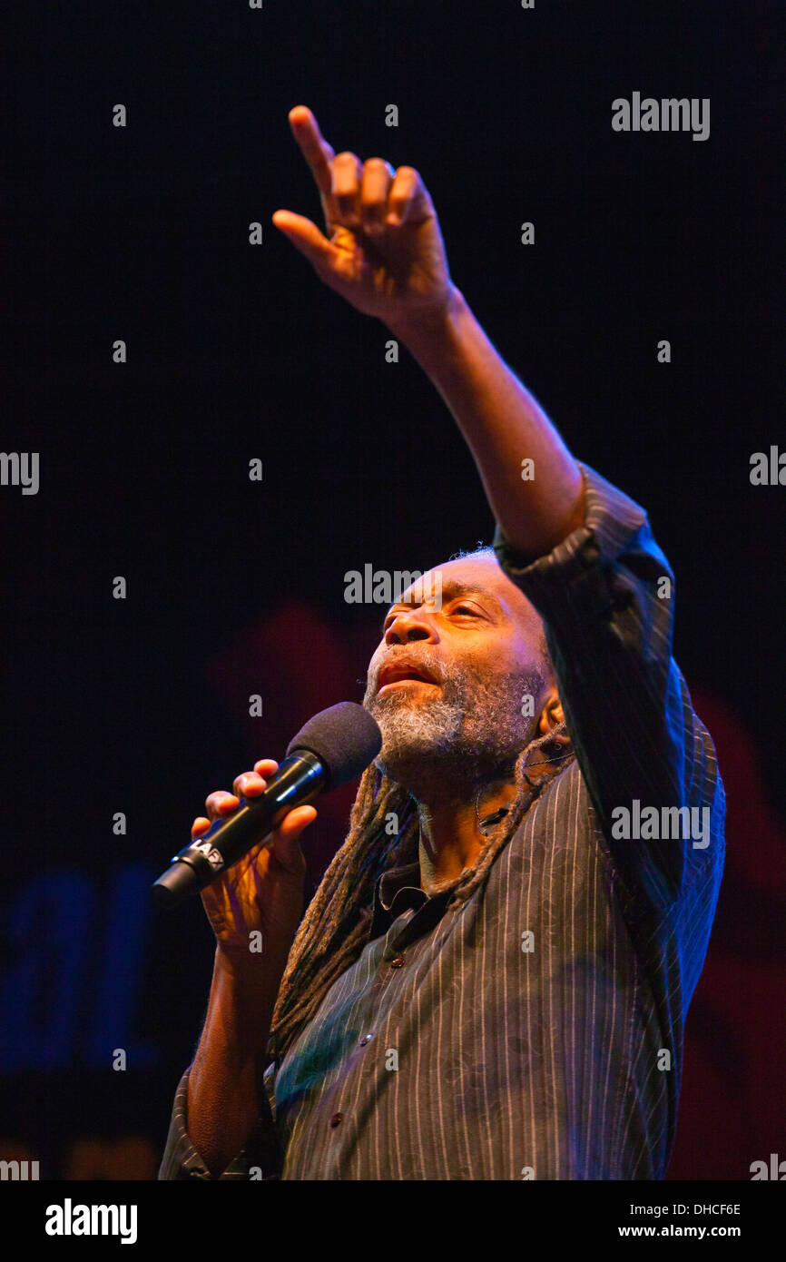BOBBY MCFARRIN sings on the Jimmy Lyons Stage at the Monterey Jazz ...
