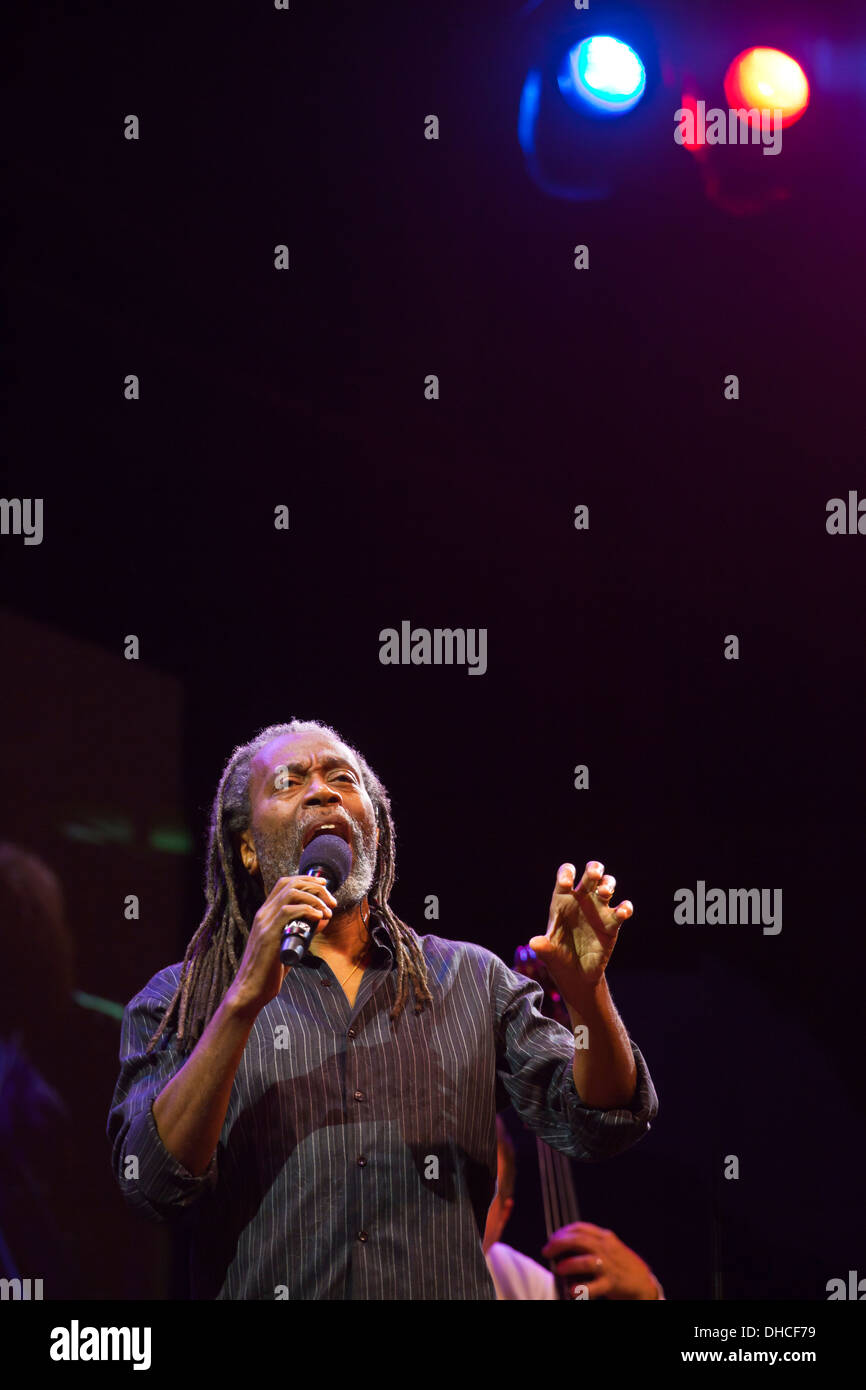 BOBBY MCFARRIN sings on the Jimmy Lyons Stage at the Monterey Jazz ...