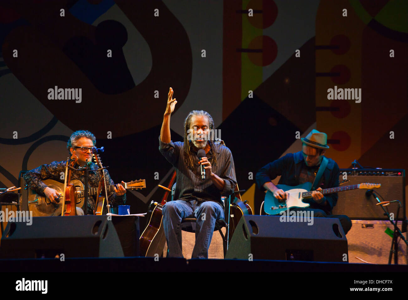 BOBBY MCFARRIN sings on the Jimmy Lyons Stage at the Monterey Jazz ...