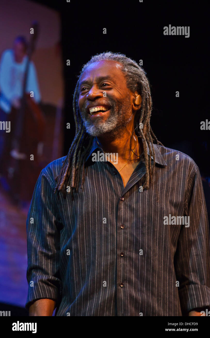 BOBBY MCFARRIN sings on the Jimmy Lyons Stage at the Monterey Jazz ...