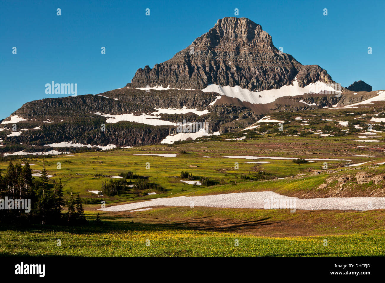 Logan pass glacier national park hi-res stock photography and images ...