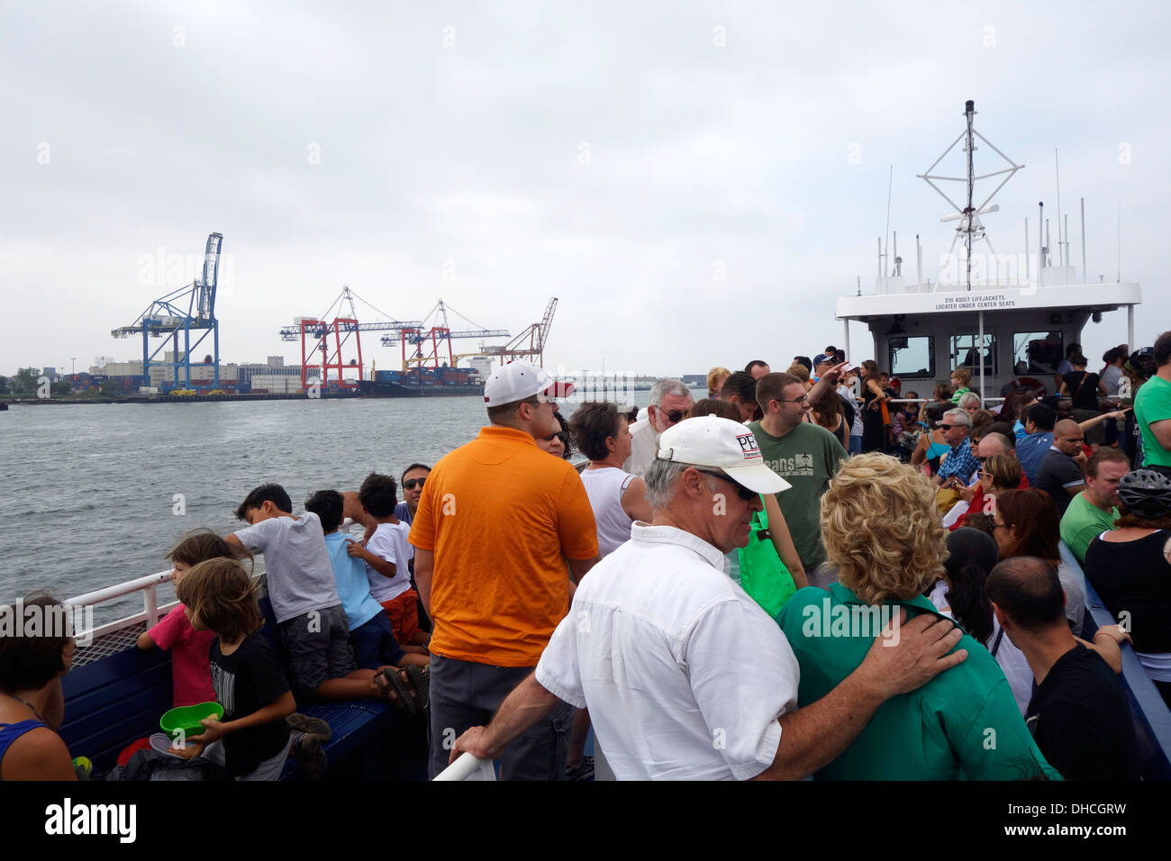 Governors Island ferry in New York City Stock Photo - Alamy