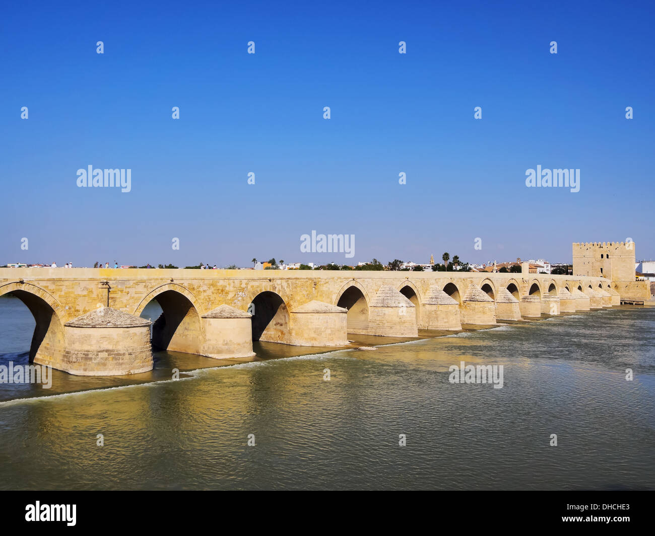 Puente Romano - Roman Bridge in Cordoba, Andalusia, Spain Stock Photo ...