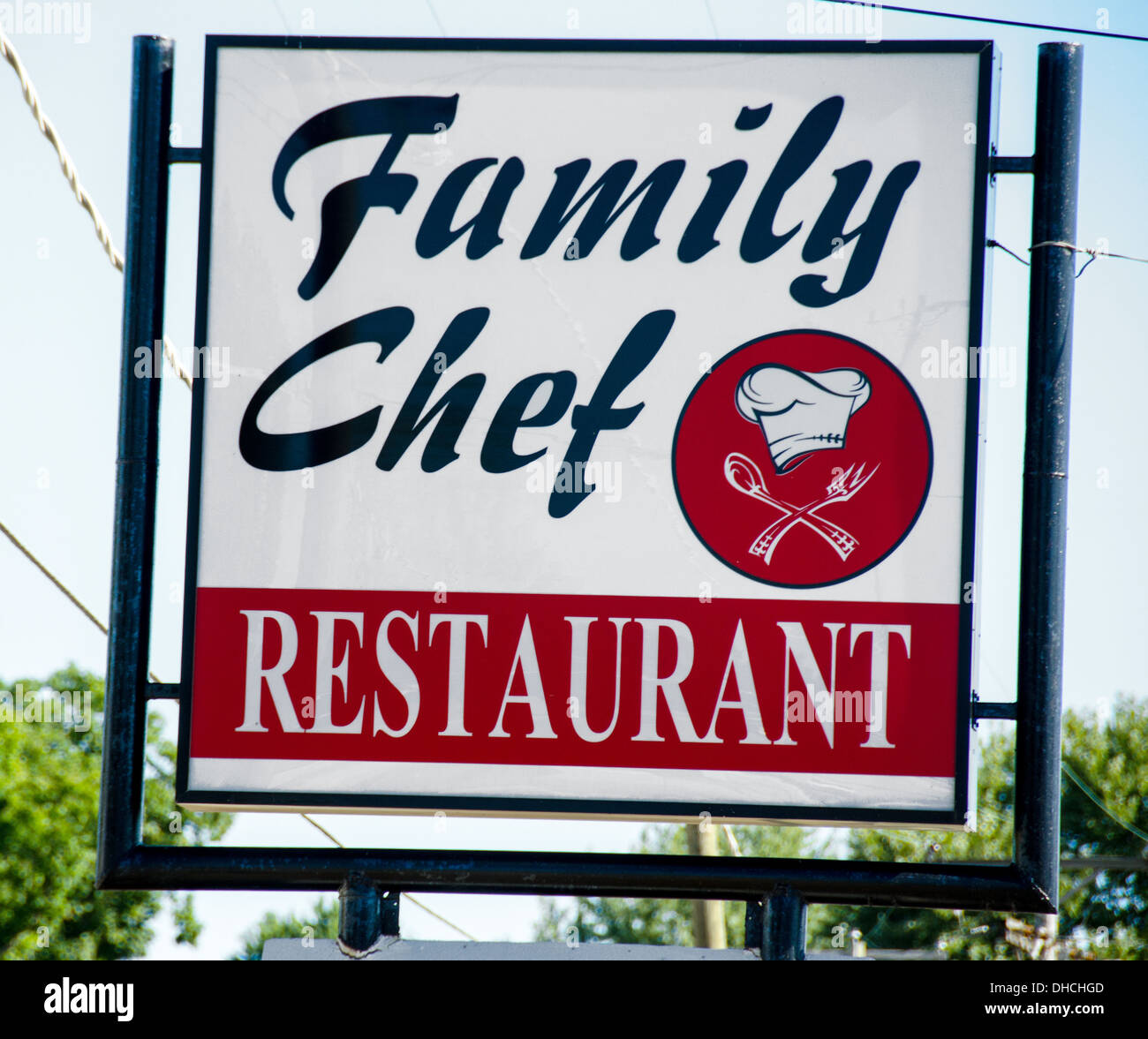 Restaurant chef sign hi-res stock photography and images - Alamy