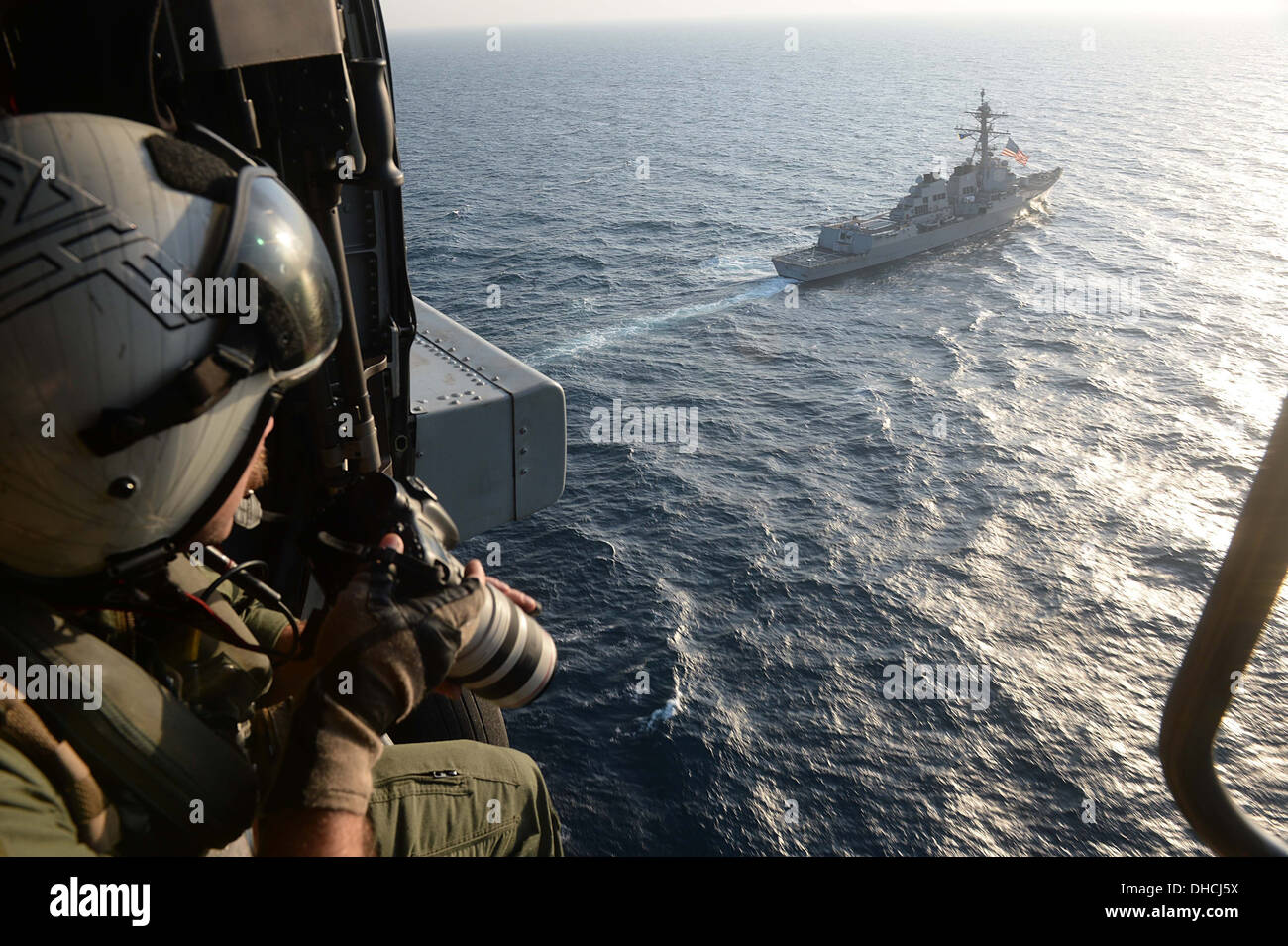 The guided-missile destroyer USS Bulkeley (DDG 84) sails through the ...