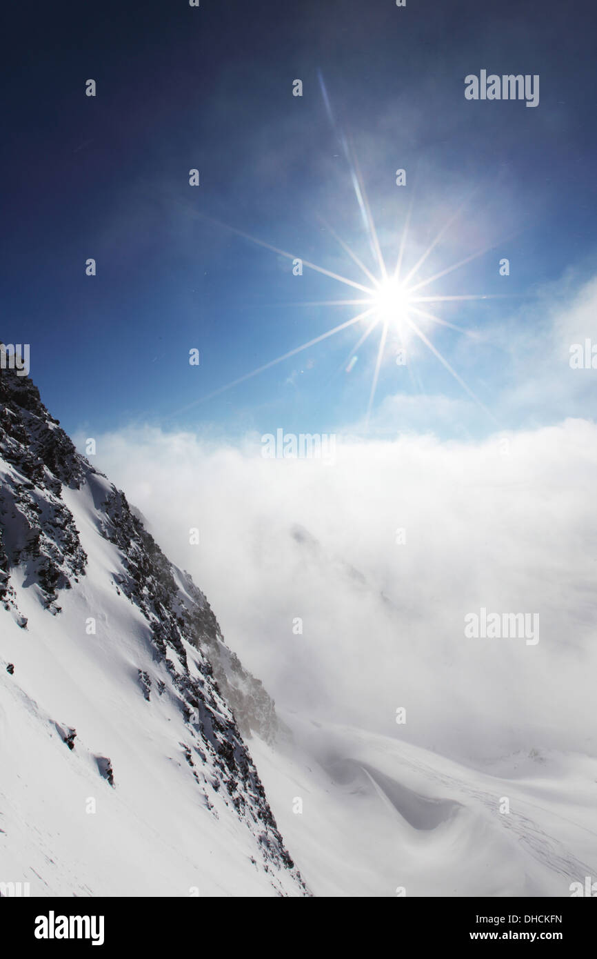 top of alps in sky Stock Photo - Alamy