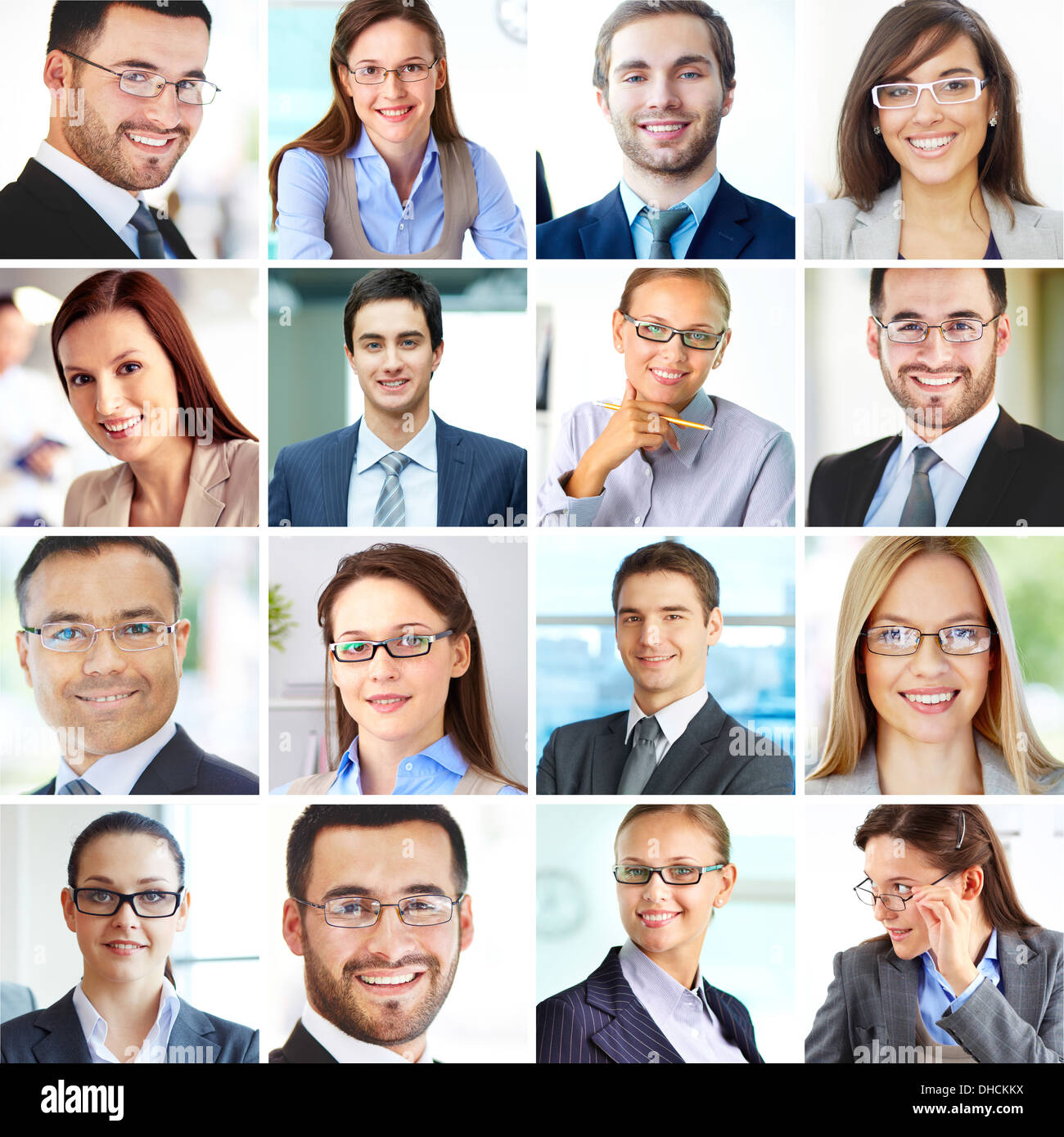 Smiley employees hi-res stock photography and images - Alamy