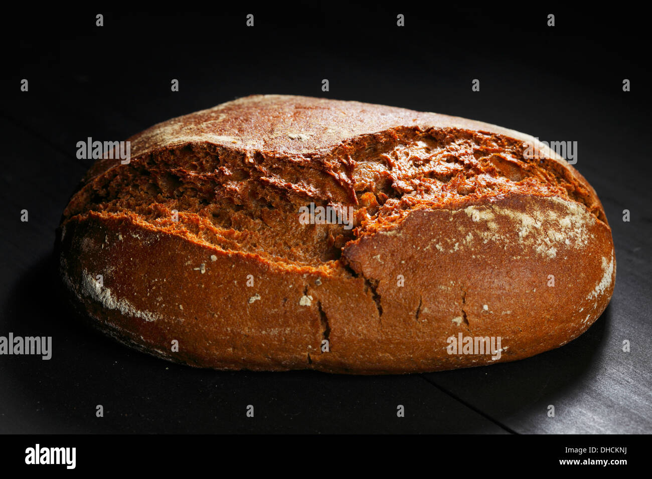 Black round bread close hi-res stock photography and images - Alamy