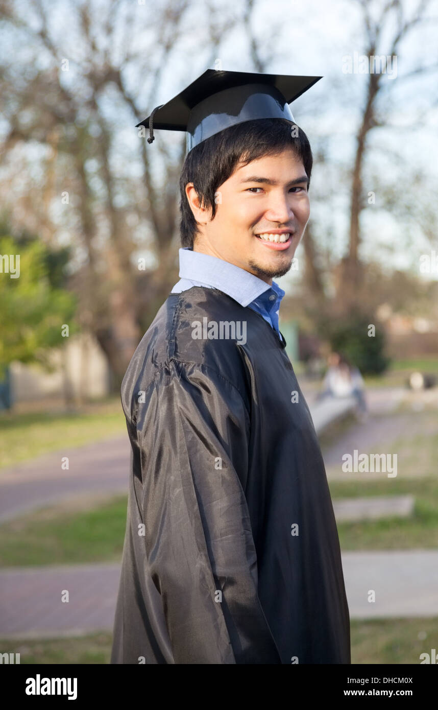 Graduation cap gown scroll hi-res stock photography and images - Alamy