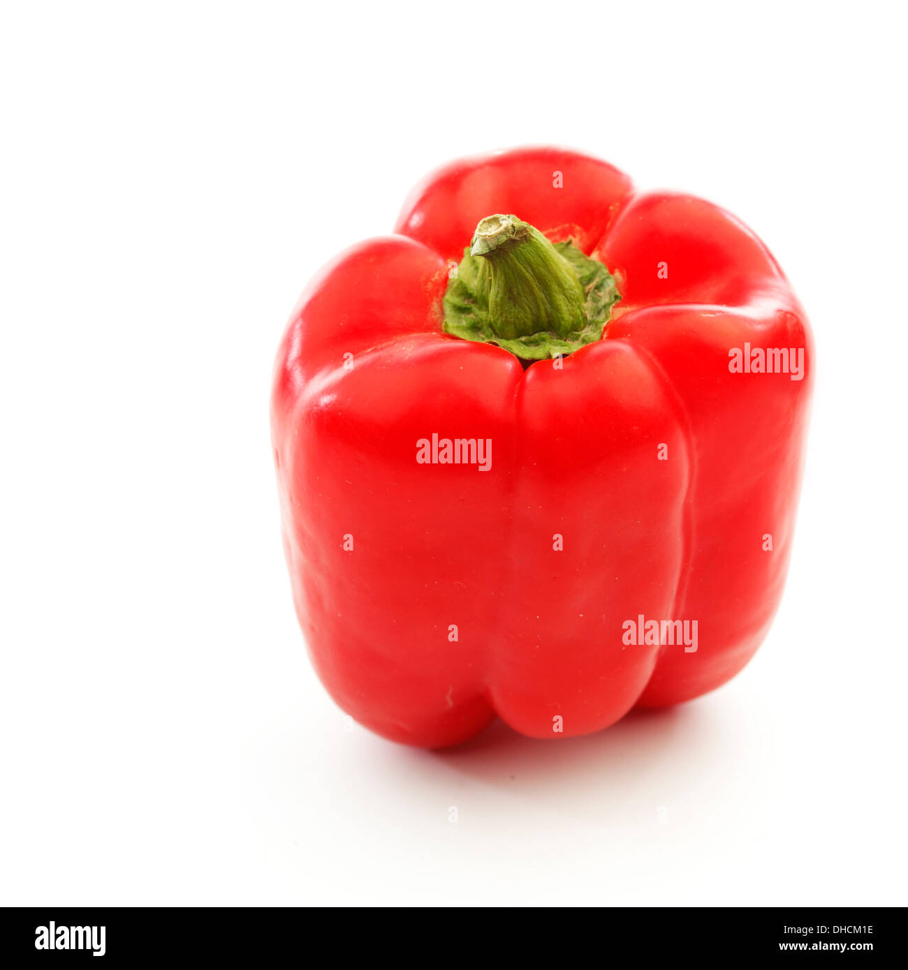 Red paprica isolated on white background Stock Photo - Alamy