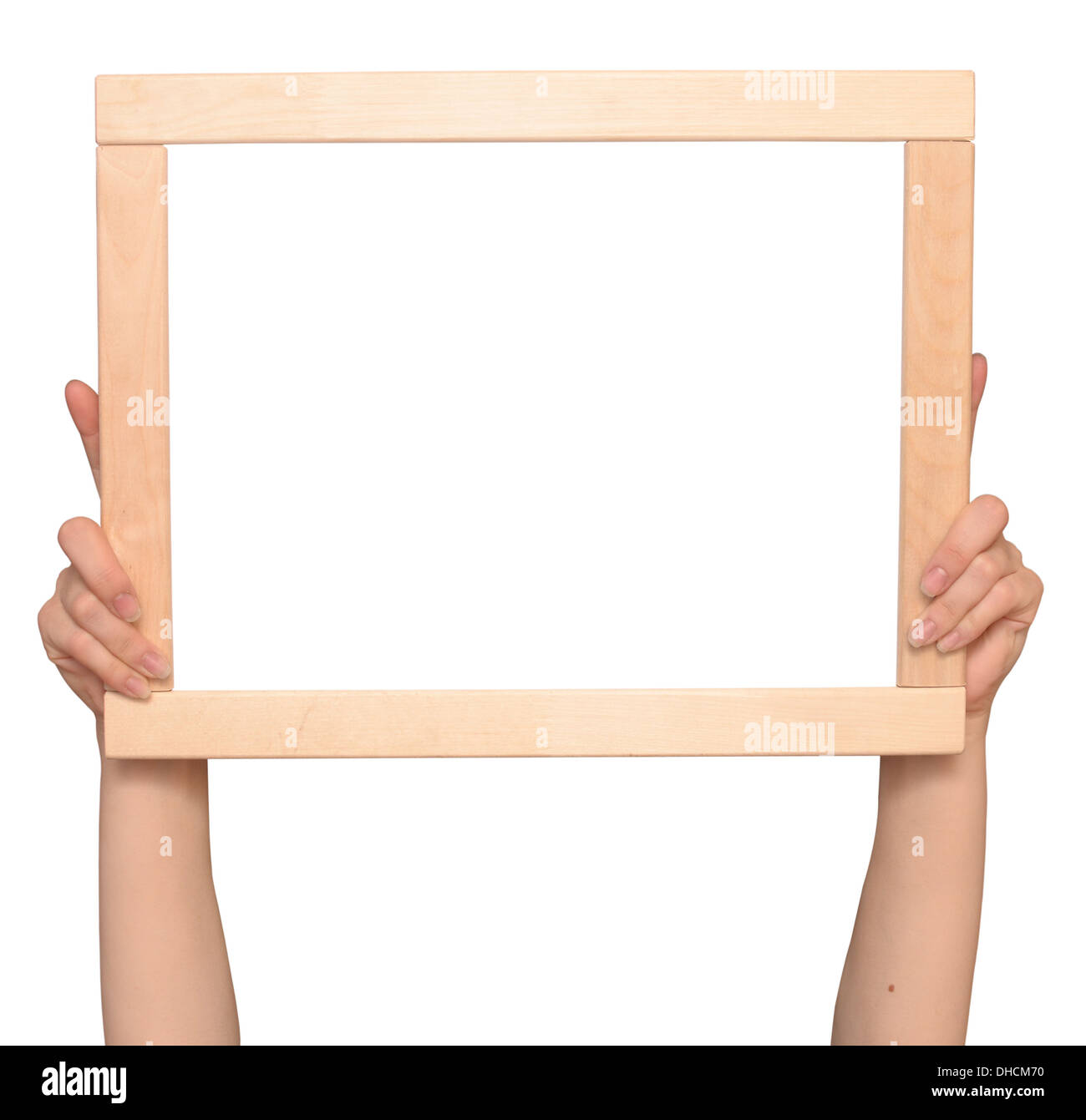 Hands in the frame hi-res stock photography and images - Alamy