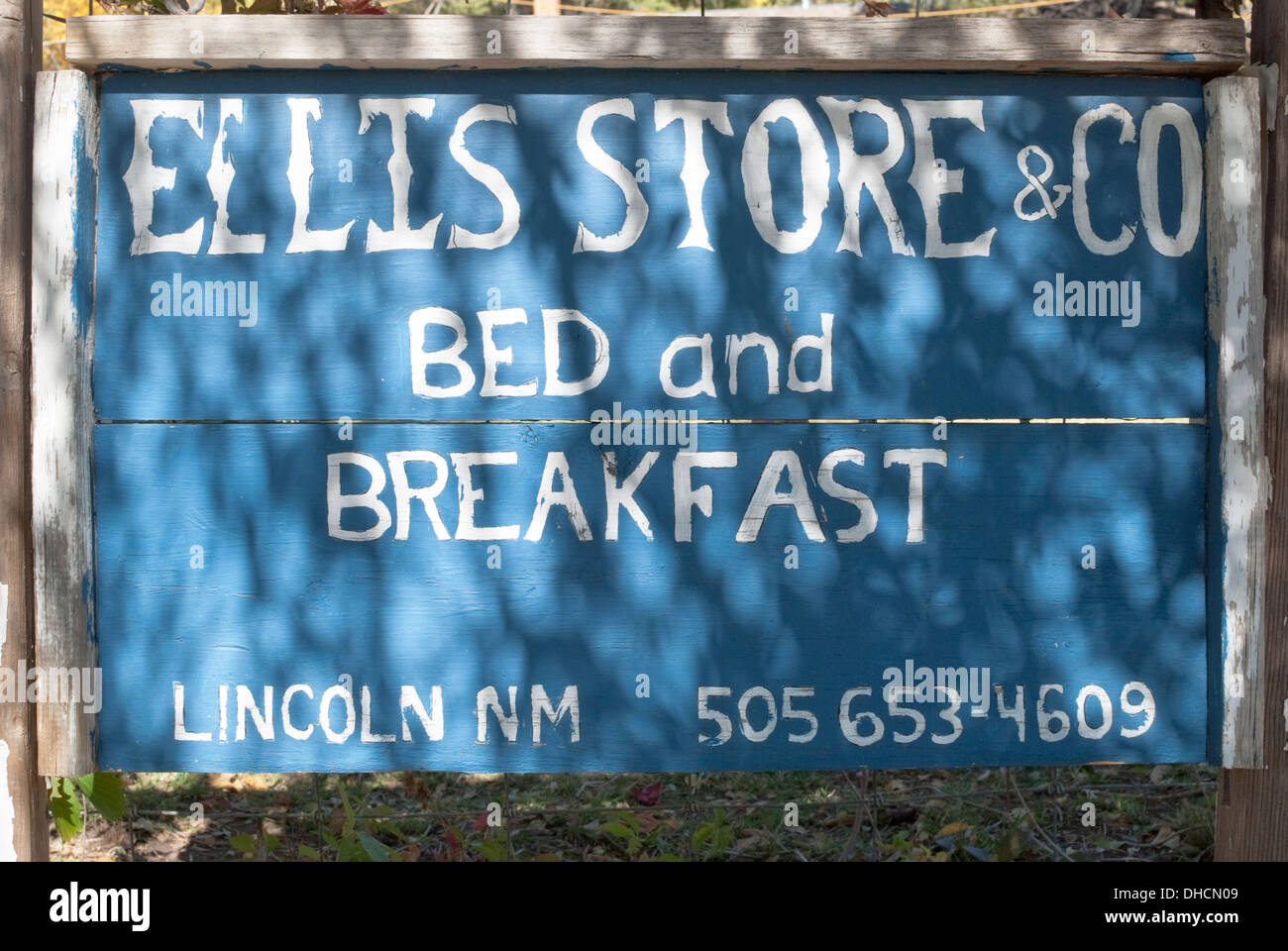 A sign outside the Ellis Store marks an important historic building in ...