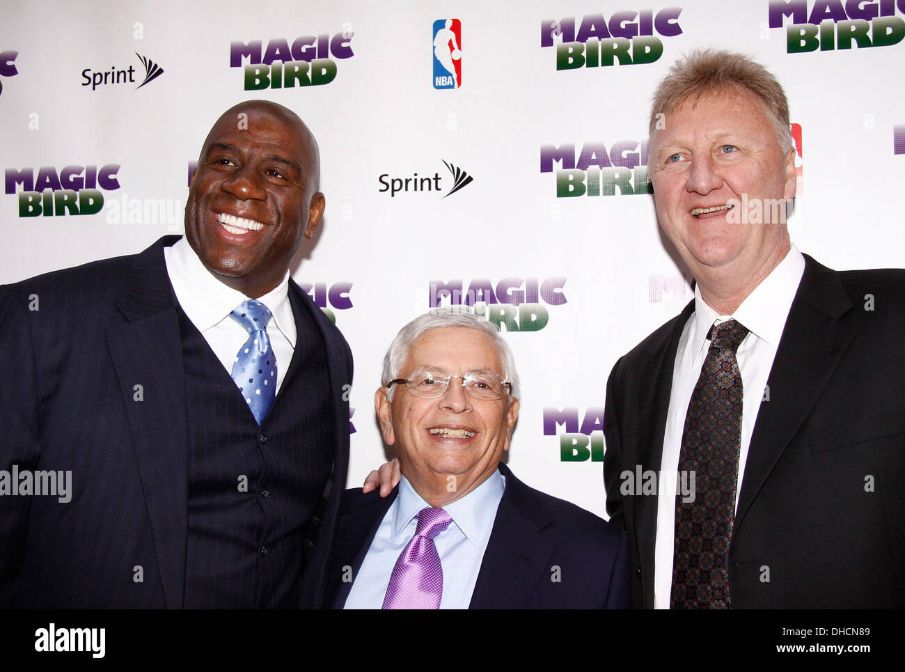 Larry bird and magic johnson hi-res stock photography and images - Alamy