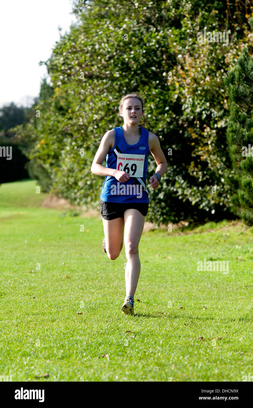 Female cross country runner in hi-res stock photography and images - Alamy