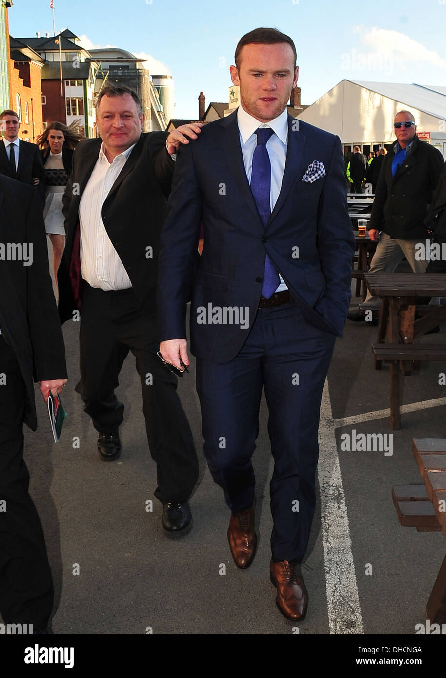 Wayne Rooney Liverpool Day at John Smith's Grand National Festival at ...
