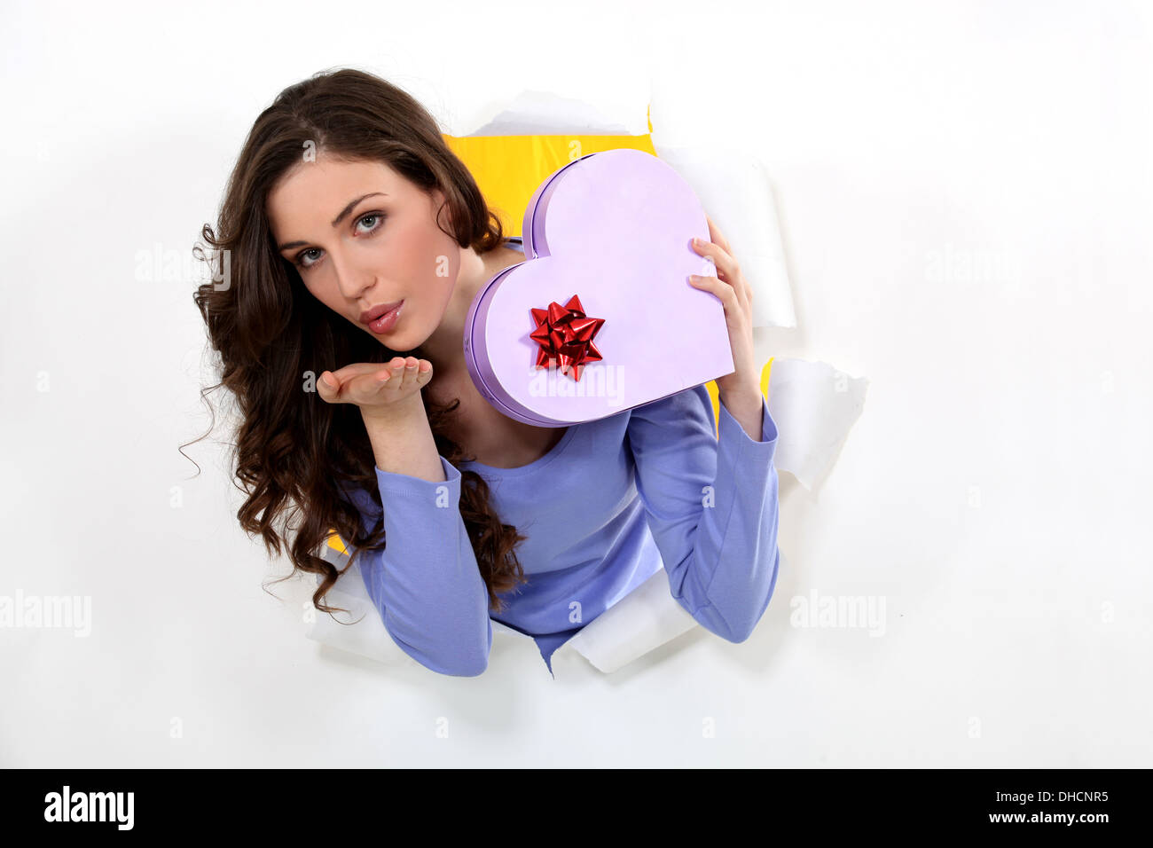 Beautiful red box of chocolates hi-res stock photography and images - Alamy