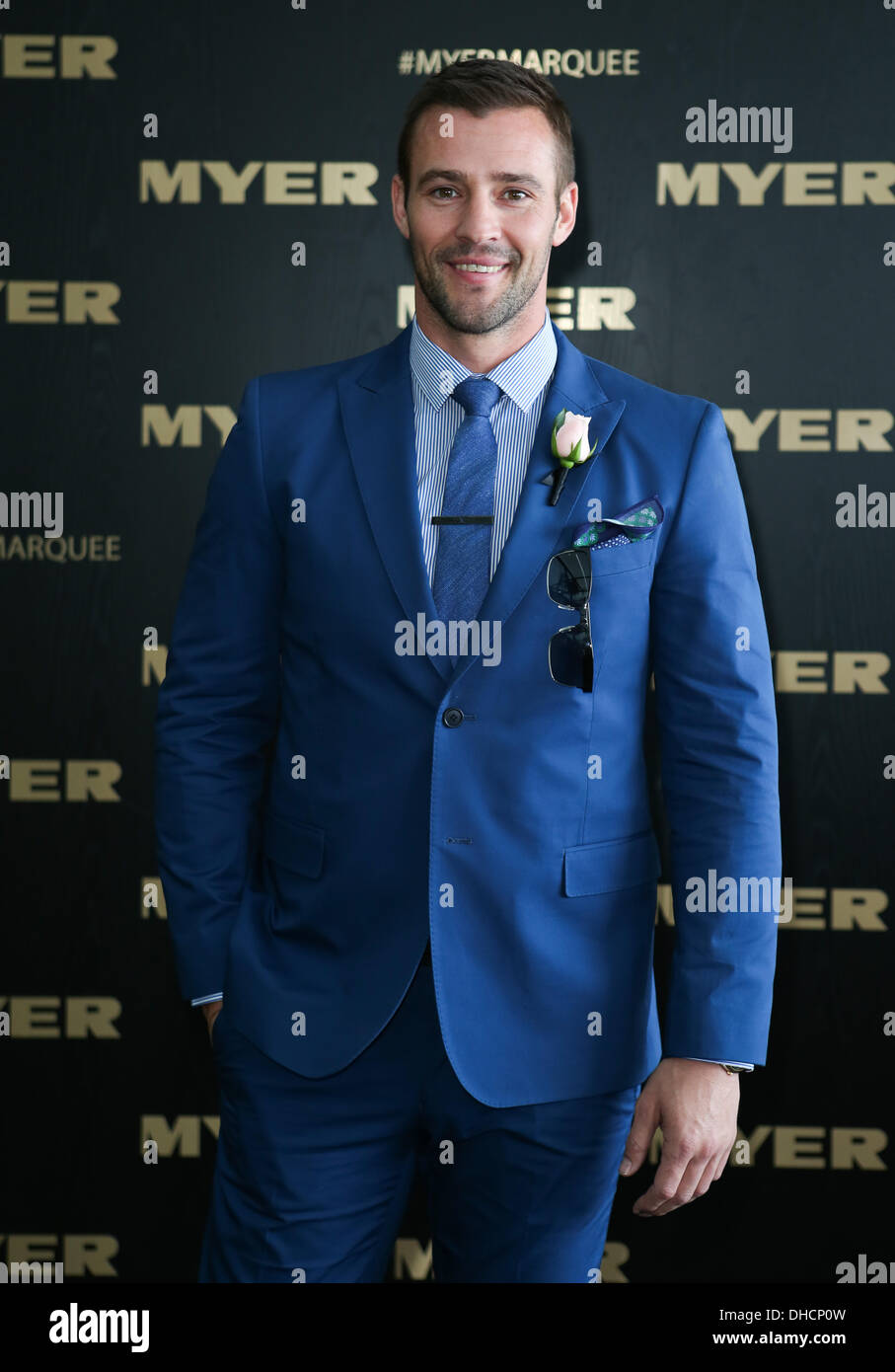 Kris Smith at Crown Oaks Day, Melbourne, November 7, 2013 Stock Photo ...