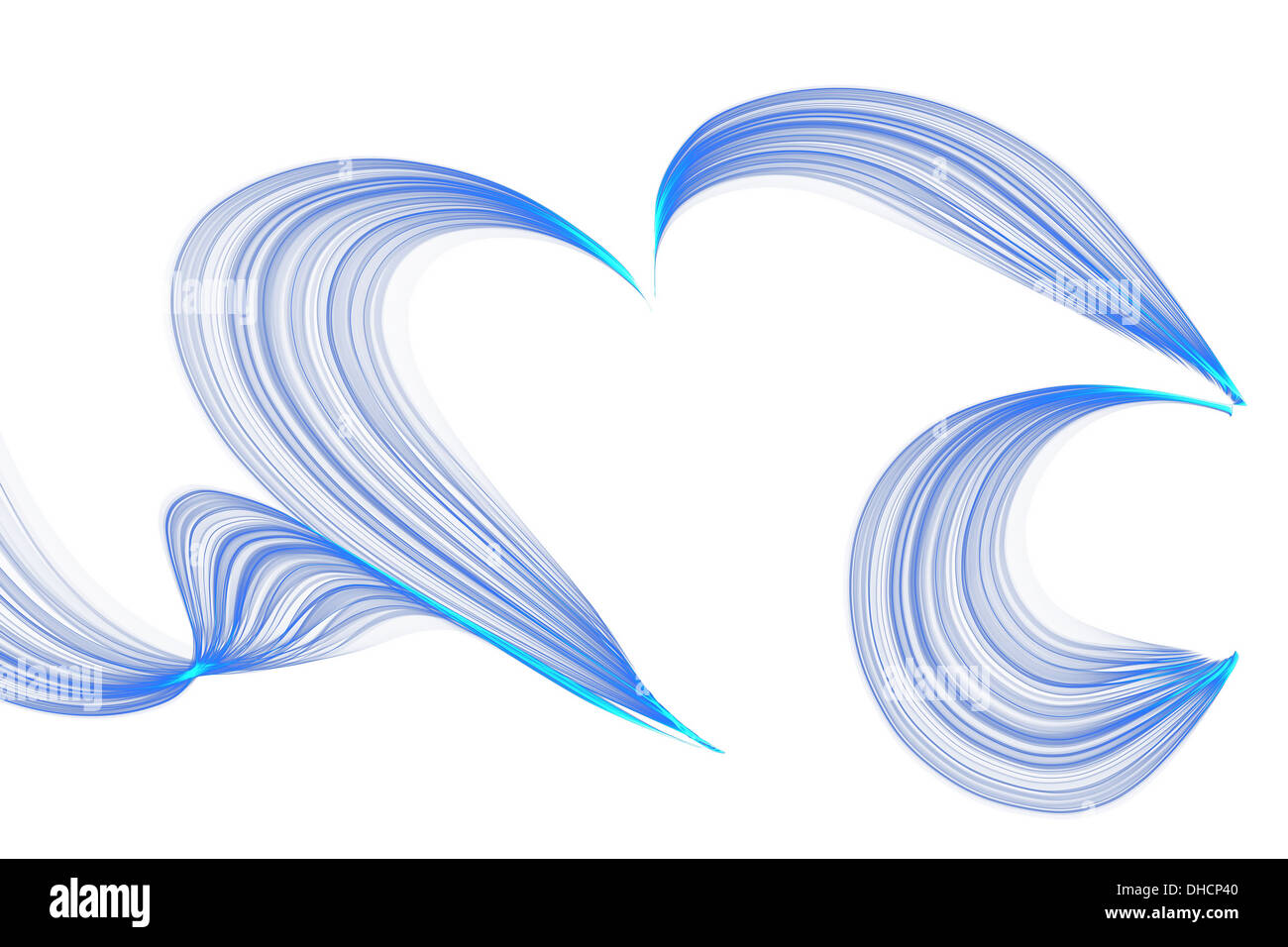 abstract blue twisted net wave Stock Photo - Alamy