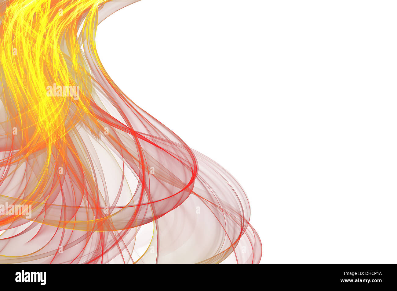 abstract red yellow twisted waves Stock Photo - Alamy