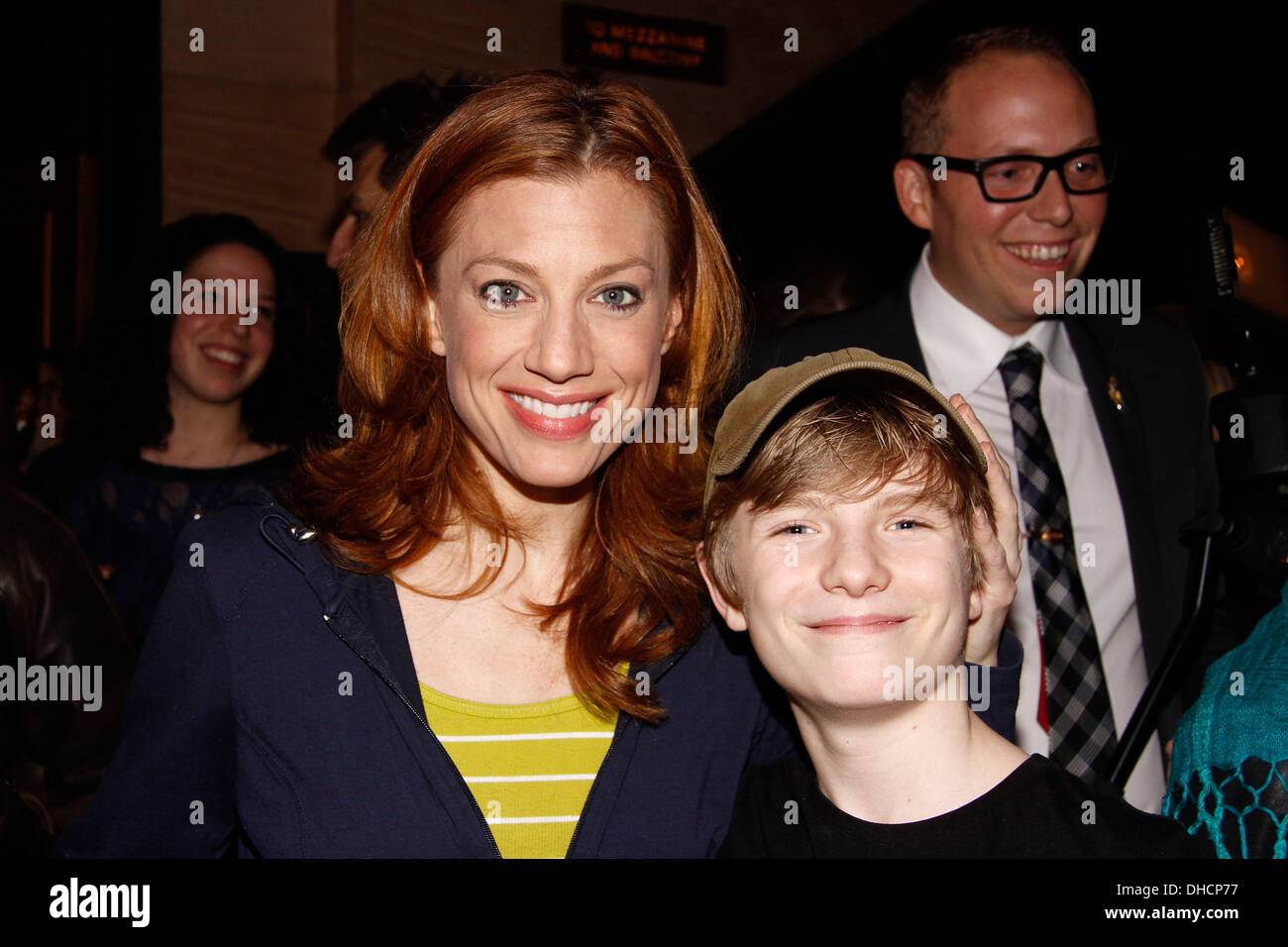 Jessica Phillips and Talon Ackerman Backstage at Broadway musical 'Leap ...