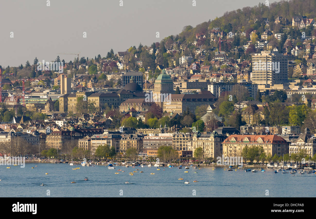 Zurich, Switzerland: View from the lake Stock Photo - Alamy